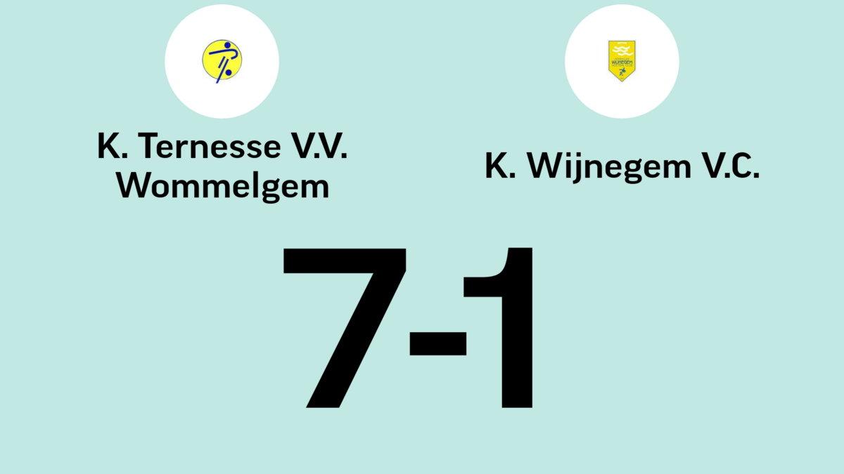 Ternesse B wint in doelpuntenfestijn van Wijnegem B | GVA